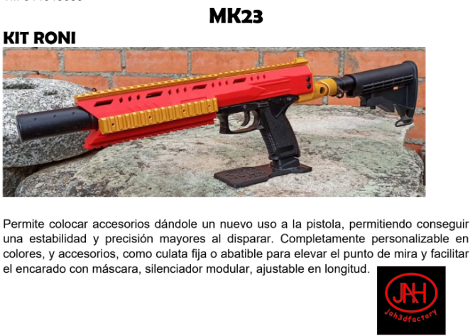 Catálogo KIT RONI | JAH 3D Factory